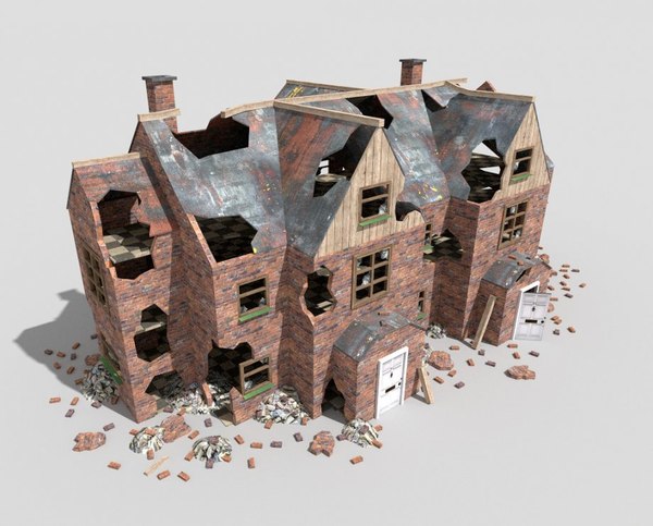 Destroyed Building Blender Models for Download | TurboSquid