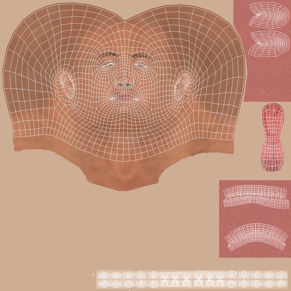 airline pilot 3d model