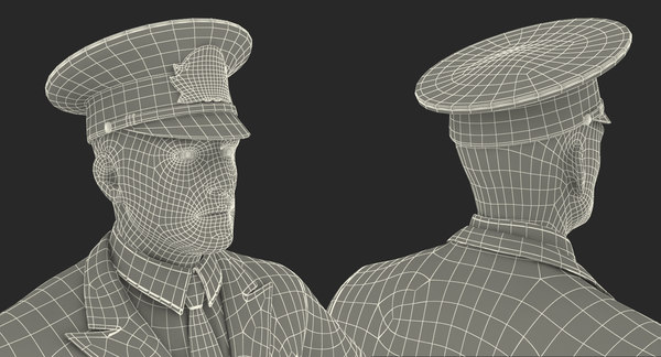 airline pilot 3d model