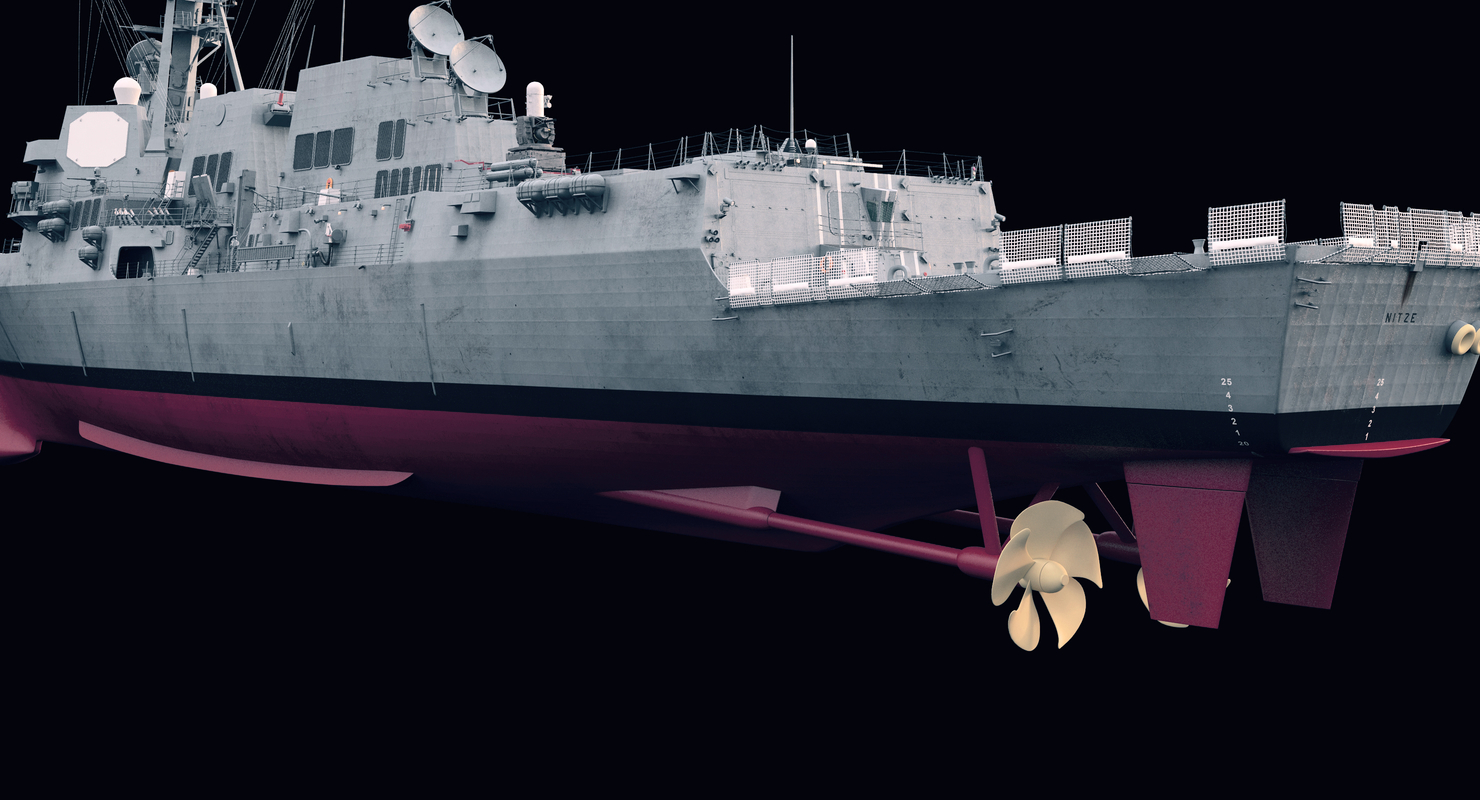 USS Nitze 3D 모델 - TurboSquid 1104819