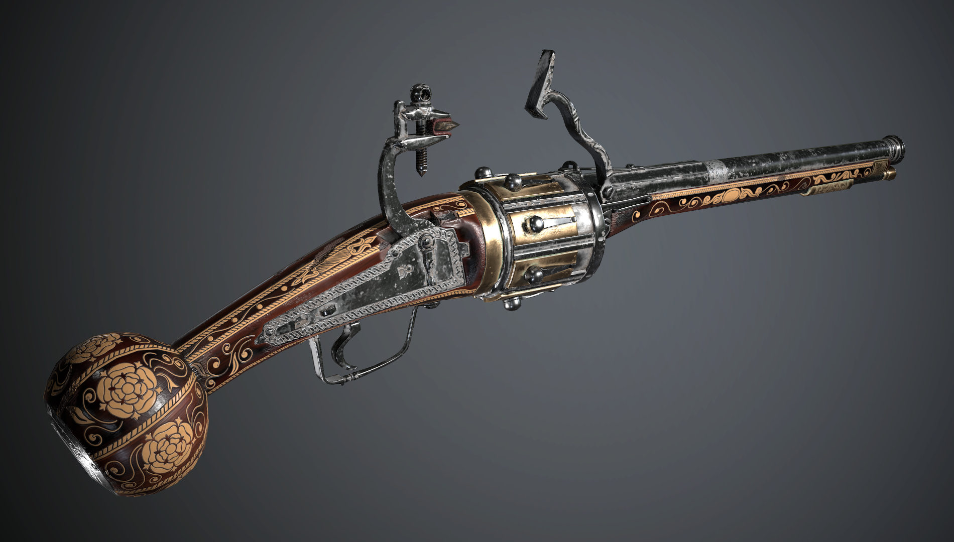flintlock revolver max