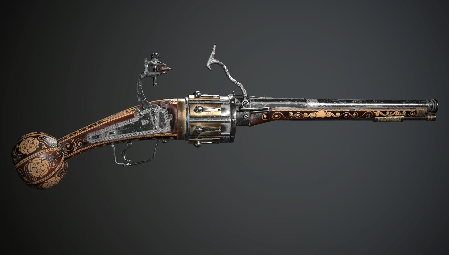 flintlock revolver max