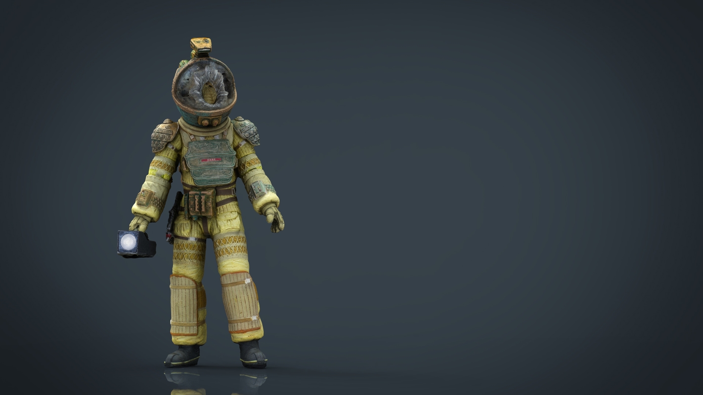 3d spacesuit kane alien