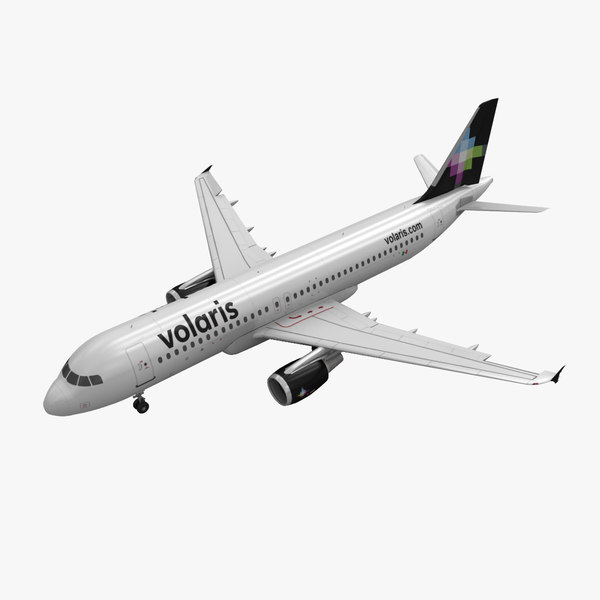 airbus a320 volaris animation max