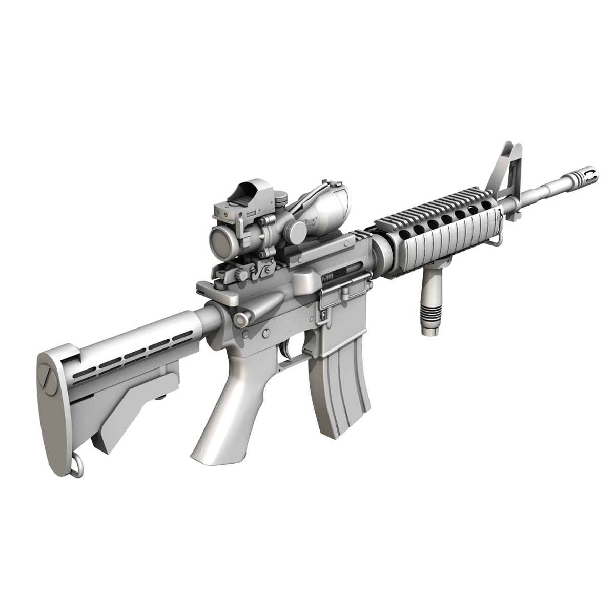 c4d m4a1 sopmod rifle