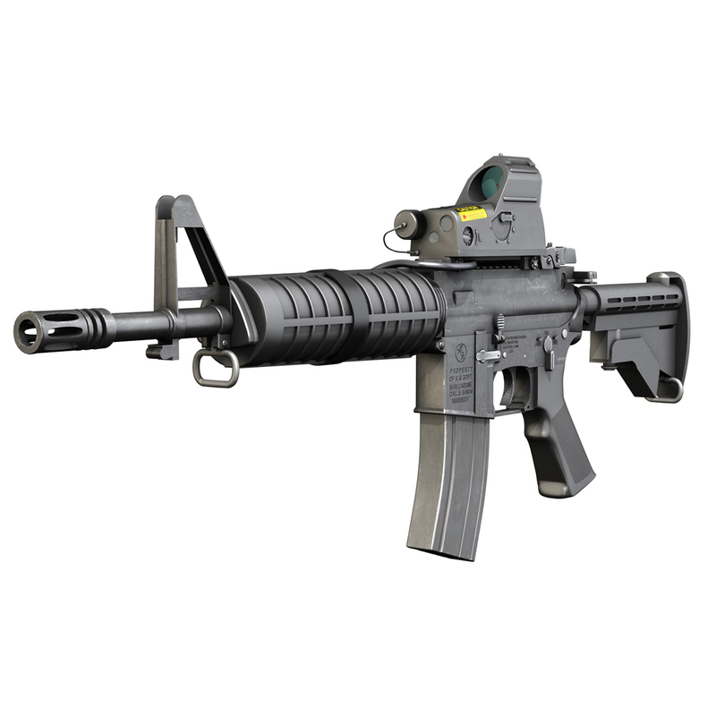 colt m4a1 commando mars 3ds