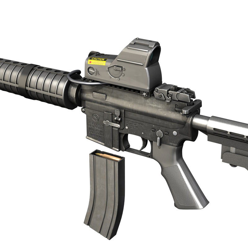 colt m4a1 commando mars 3ds