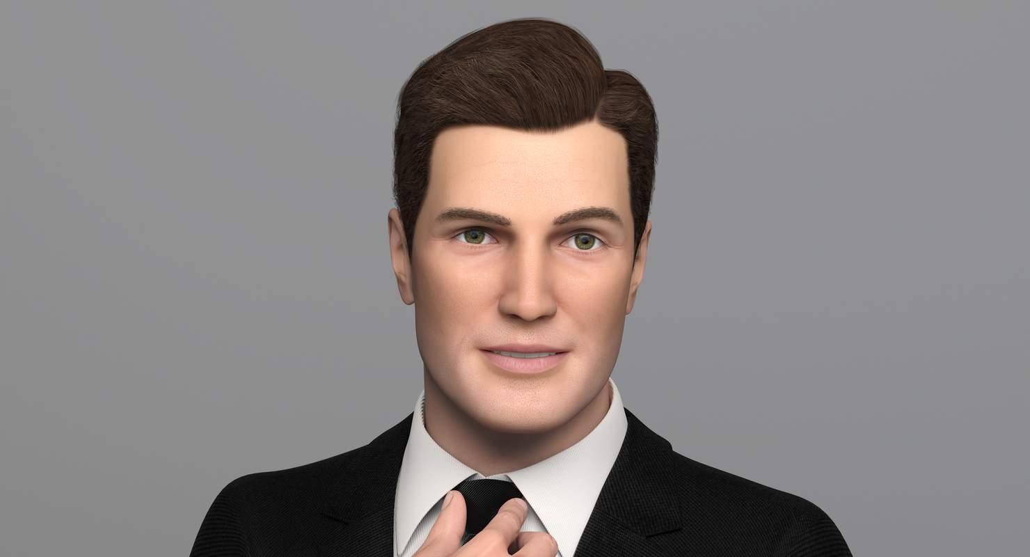3d model rigged male