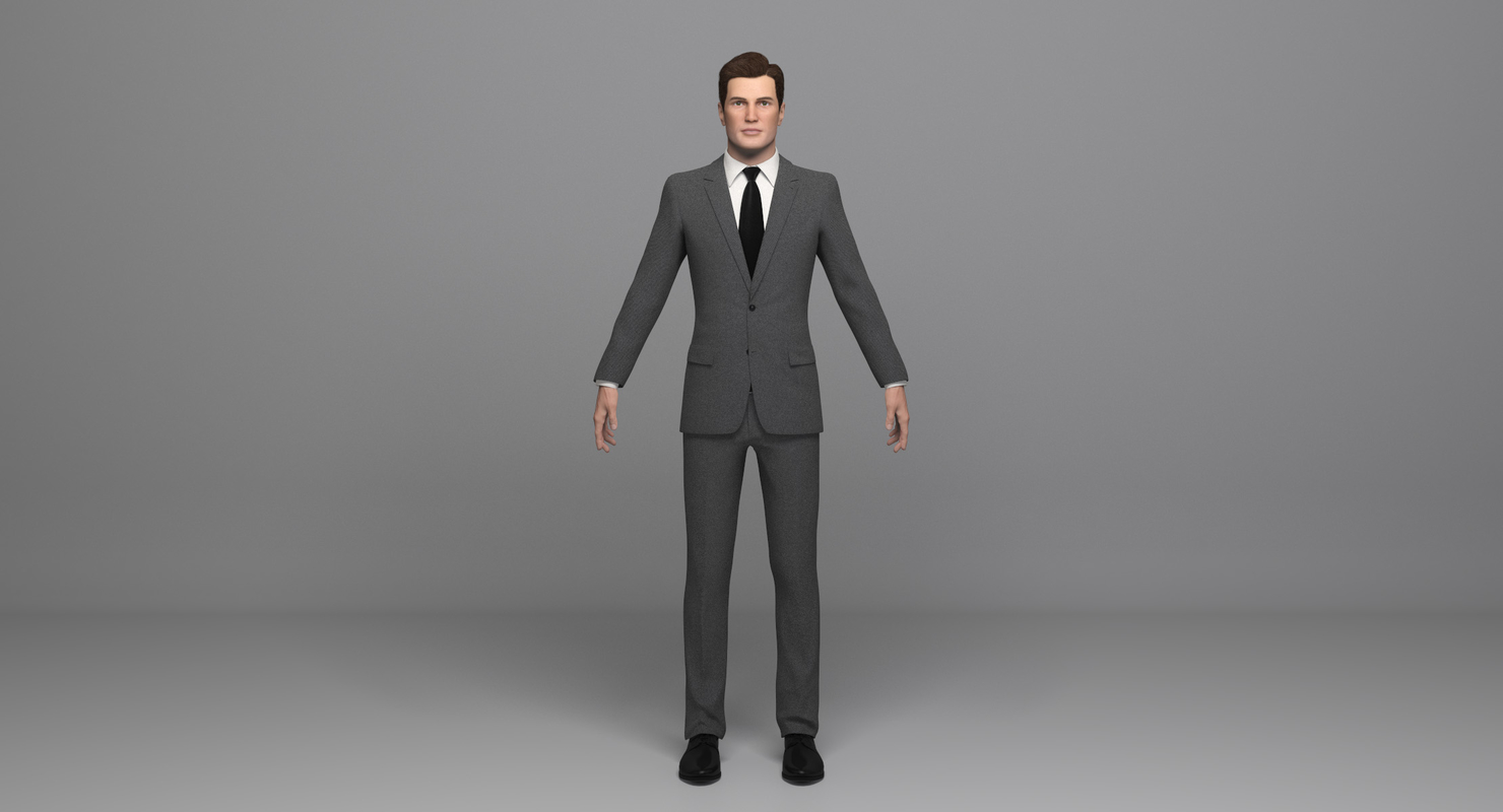 3d model rigged male