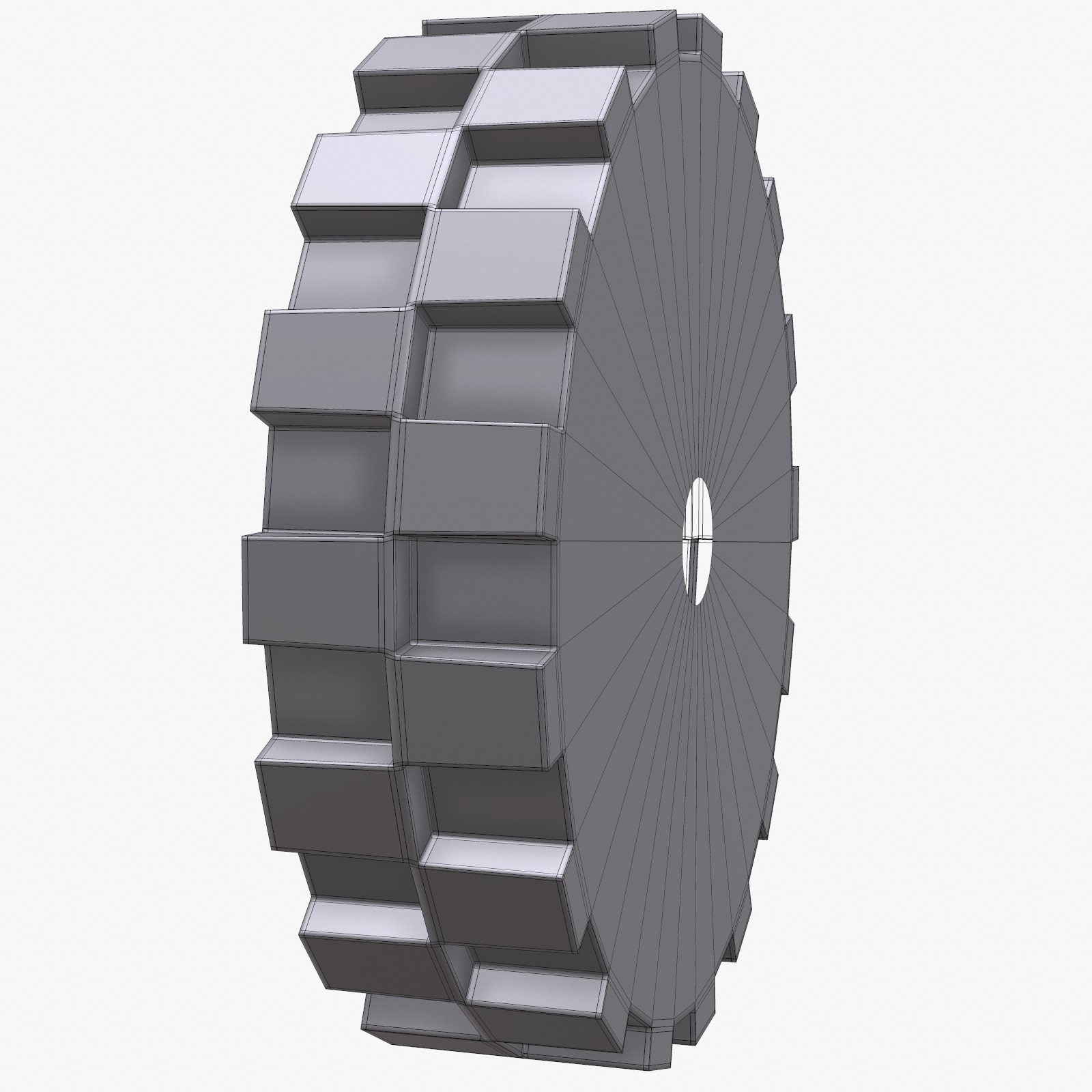wheel 7 robot 3d fbx