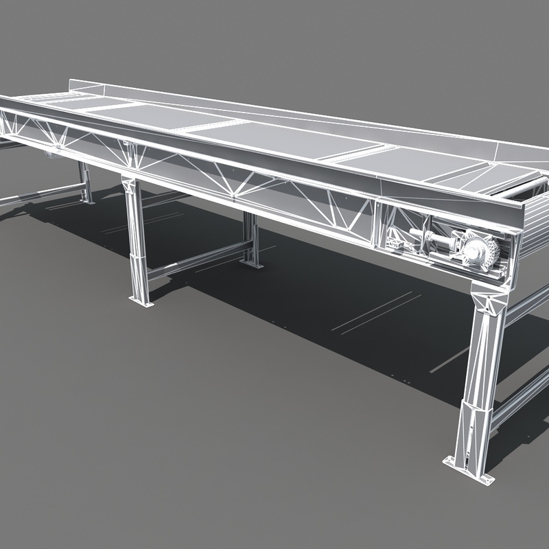 conveyor belt 3d max
