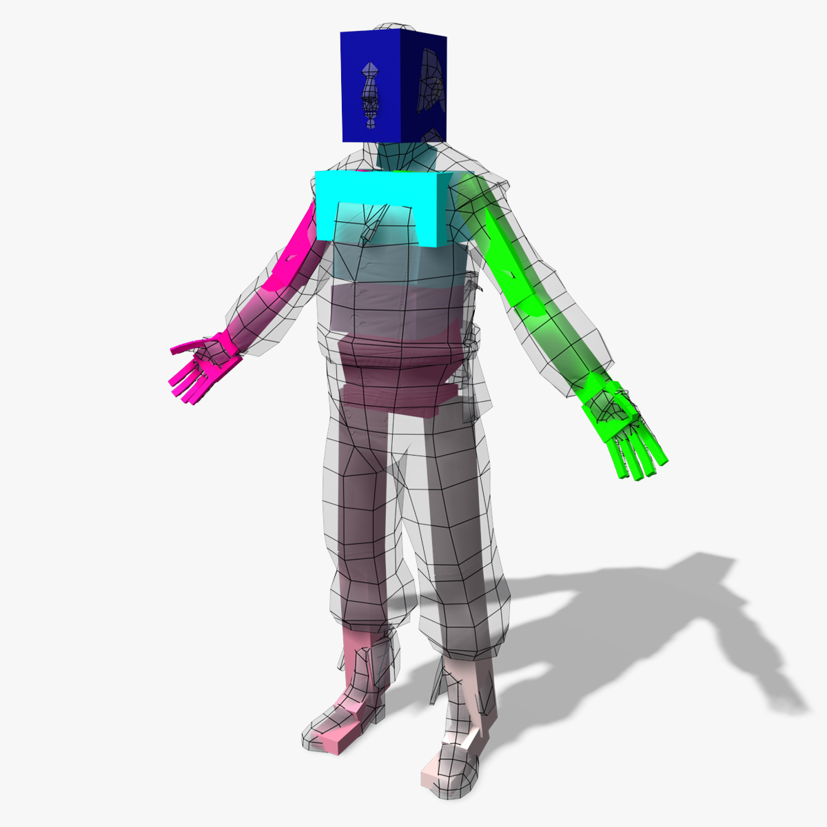 rigged pirates real-time max