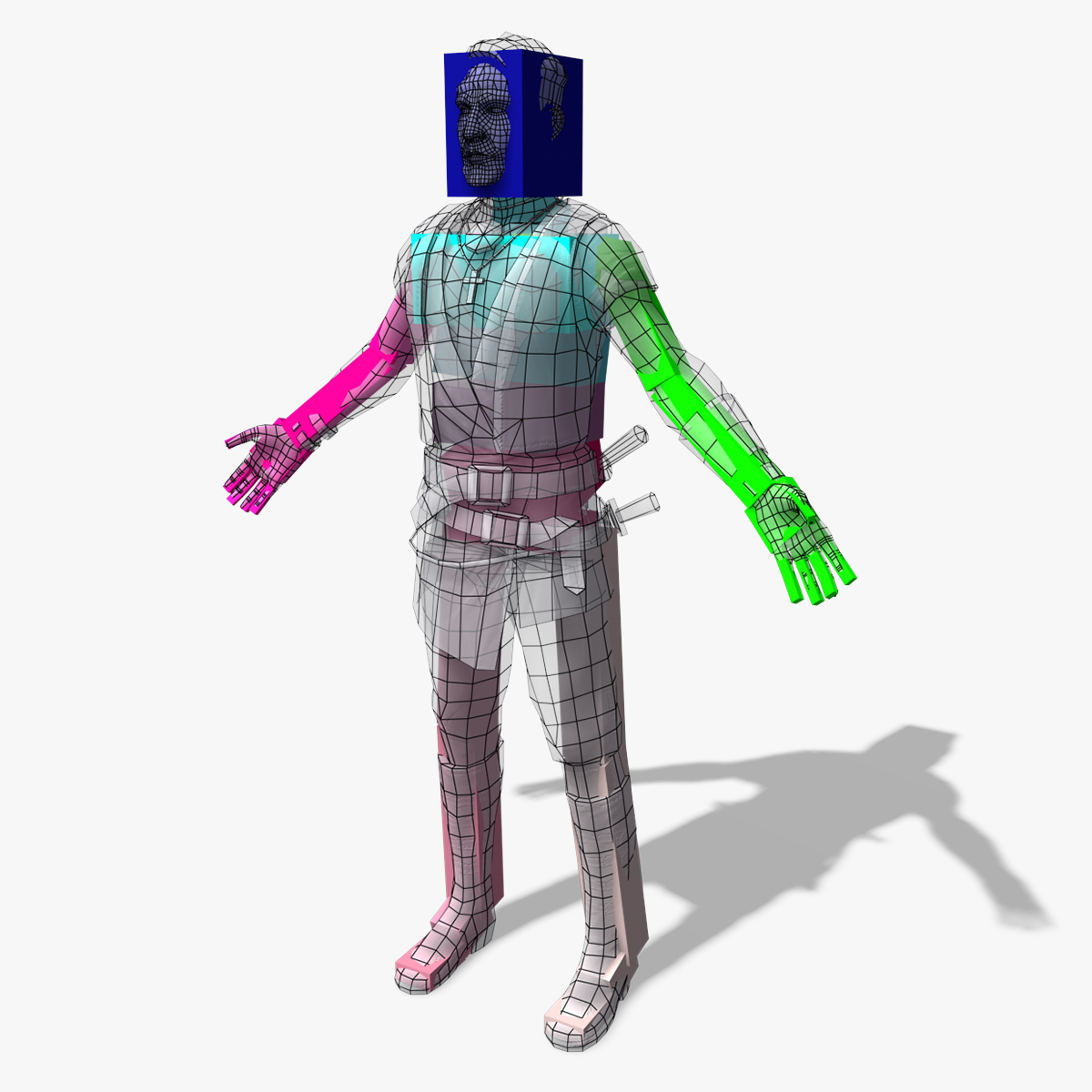 rigged pirates real-time max