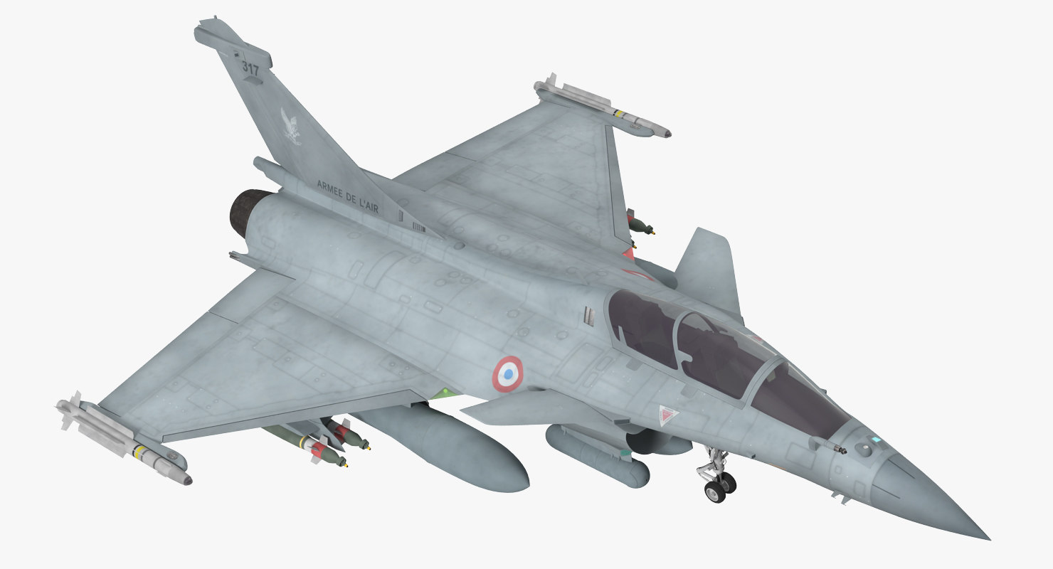 3d model dassault rafale