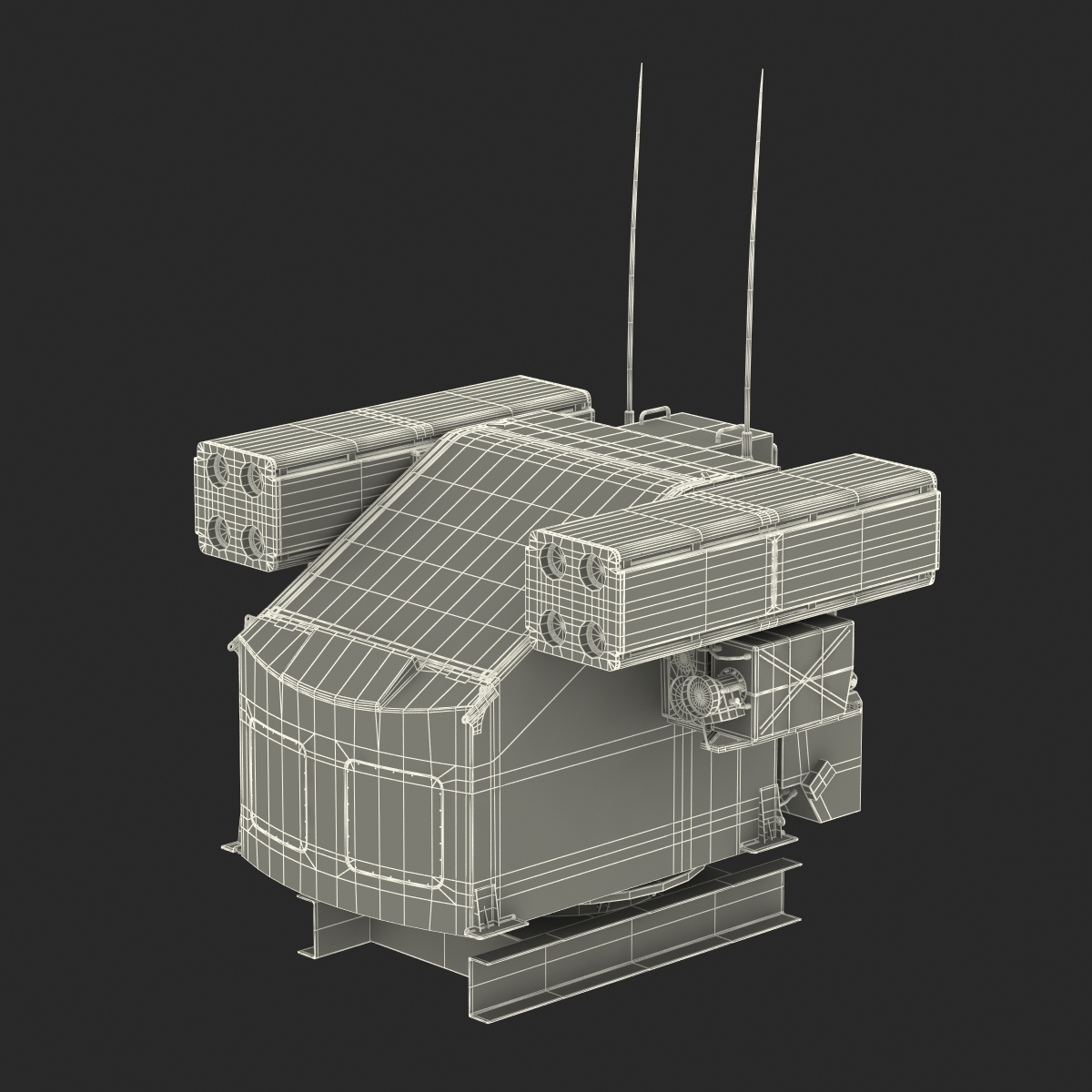 3d model avenger air defense twq-1