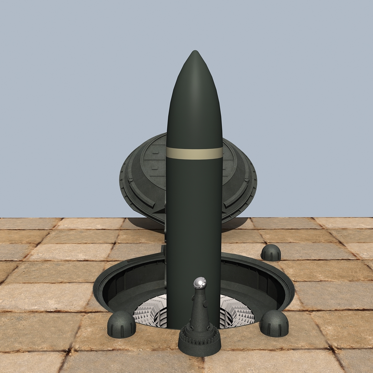 soviet icbm silo 3d max