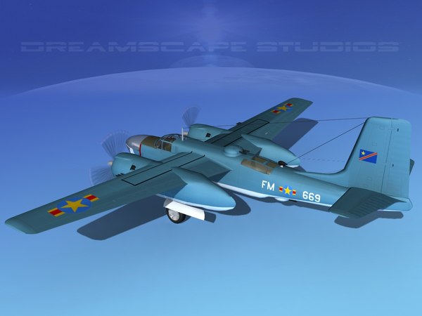 3d douglas b-26c b-26 bomber