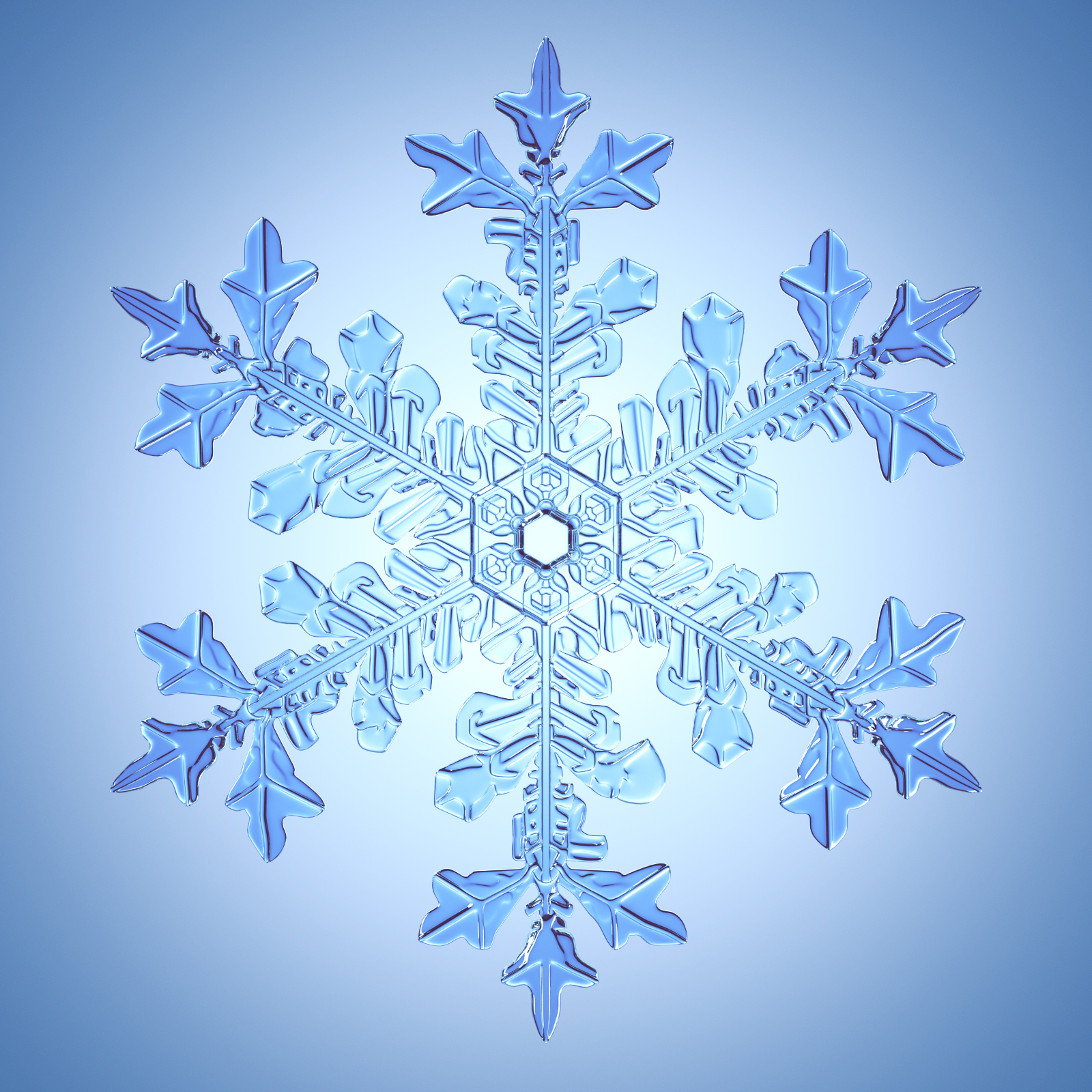 3d Snowflake New Model