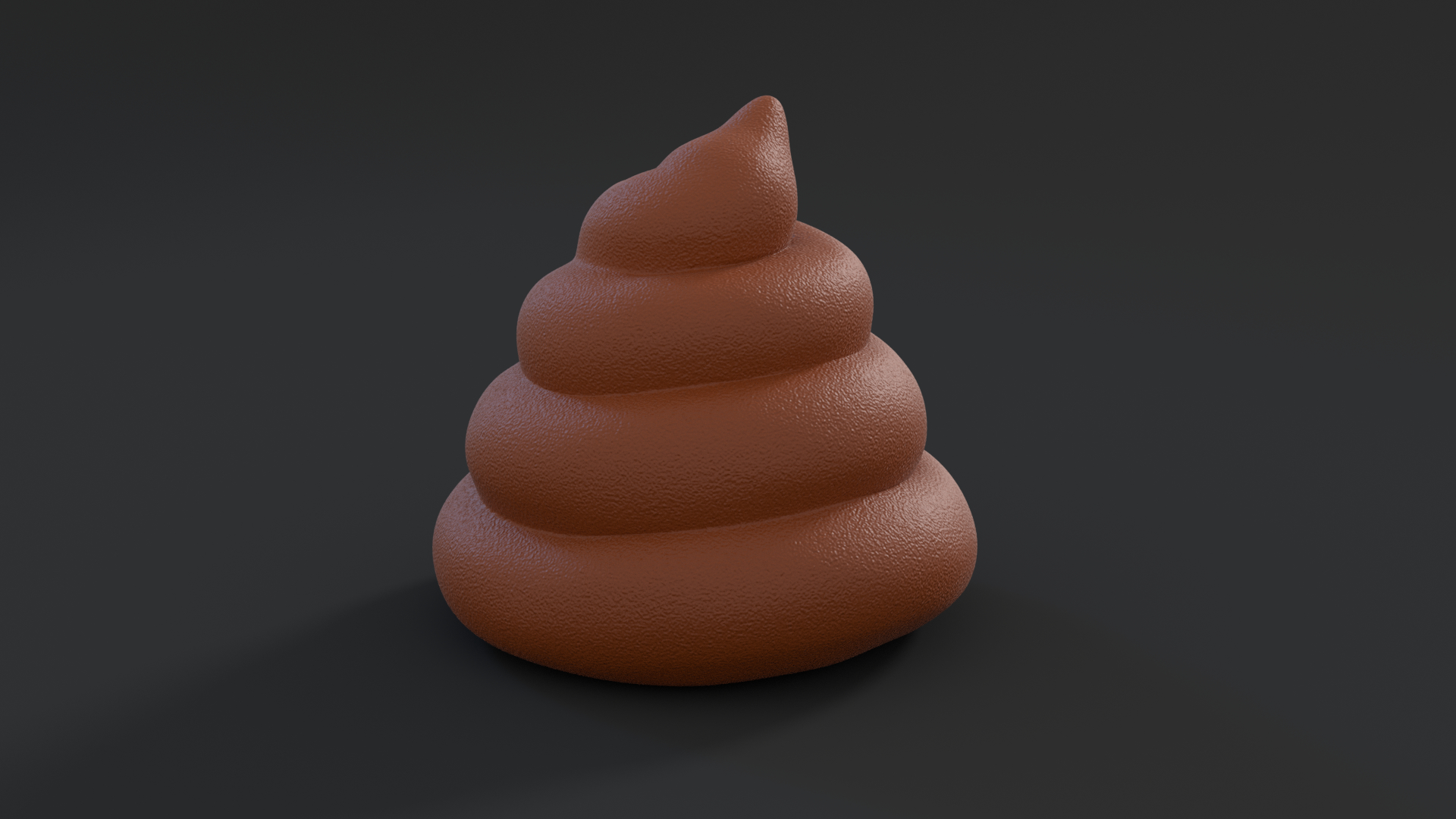 poop emoji printing 3d model