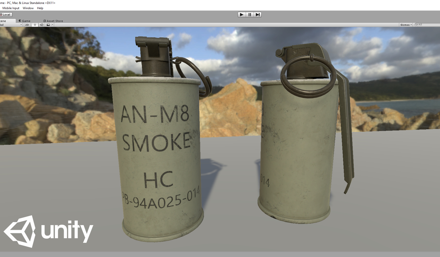 max an-m8 smoke grenade m8