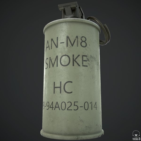 max an-m8 smoke grenade m8