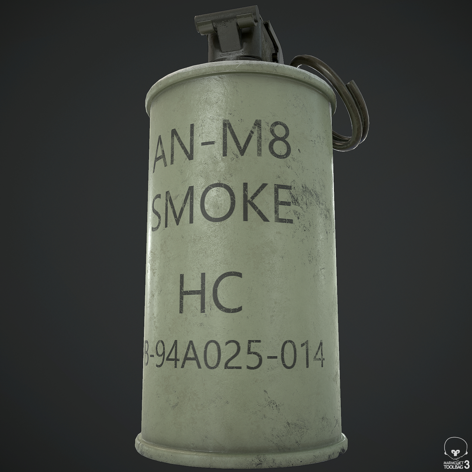 max an-m8 smoke grenade m8