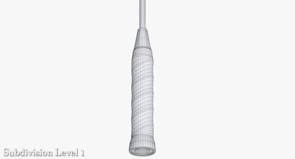 3d model badminton racket
