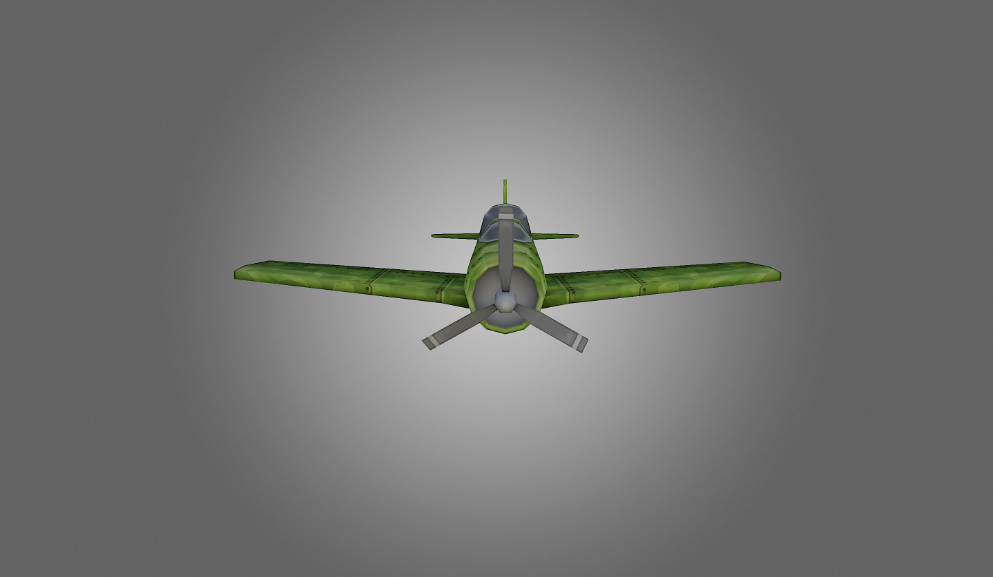 modelo 3d Avión Low-Poly - TurboSquid 1105924