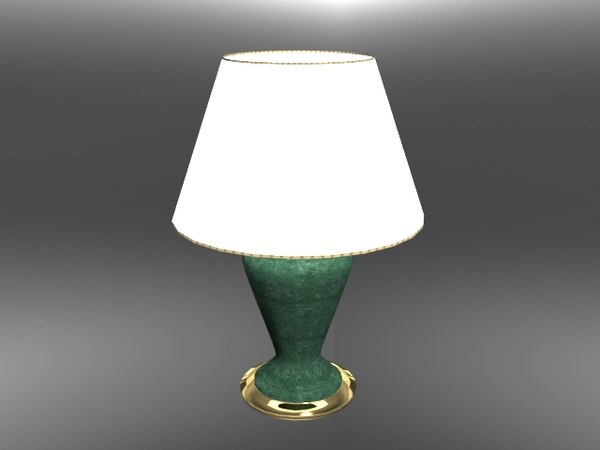 3d table lamp model