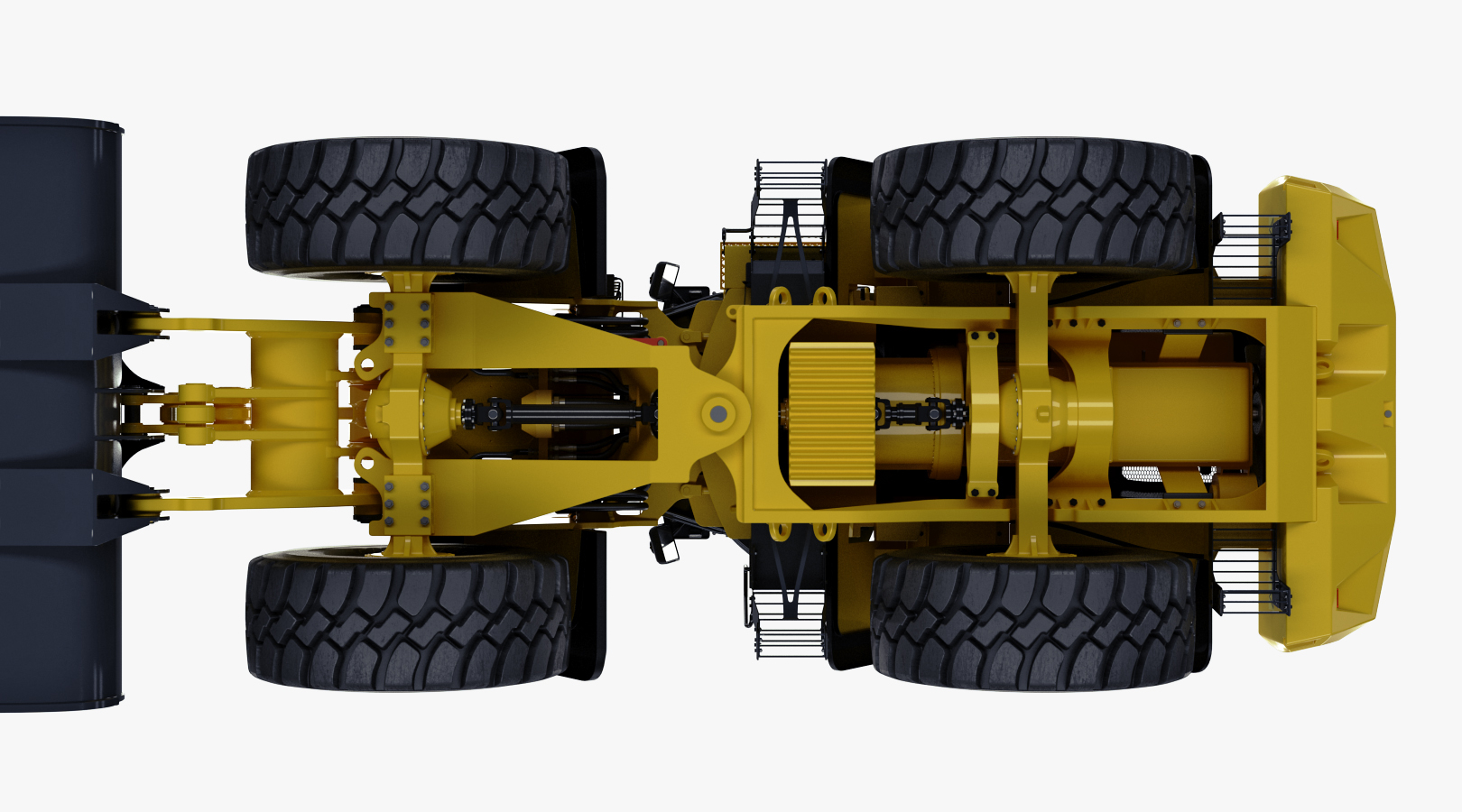 3d model wheel loader generic v1