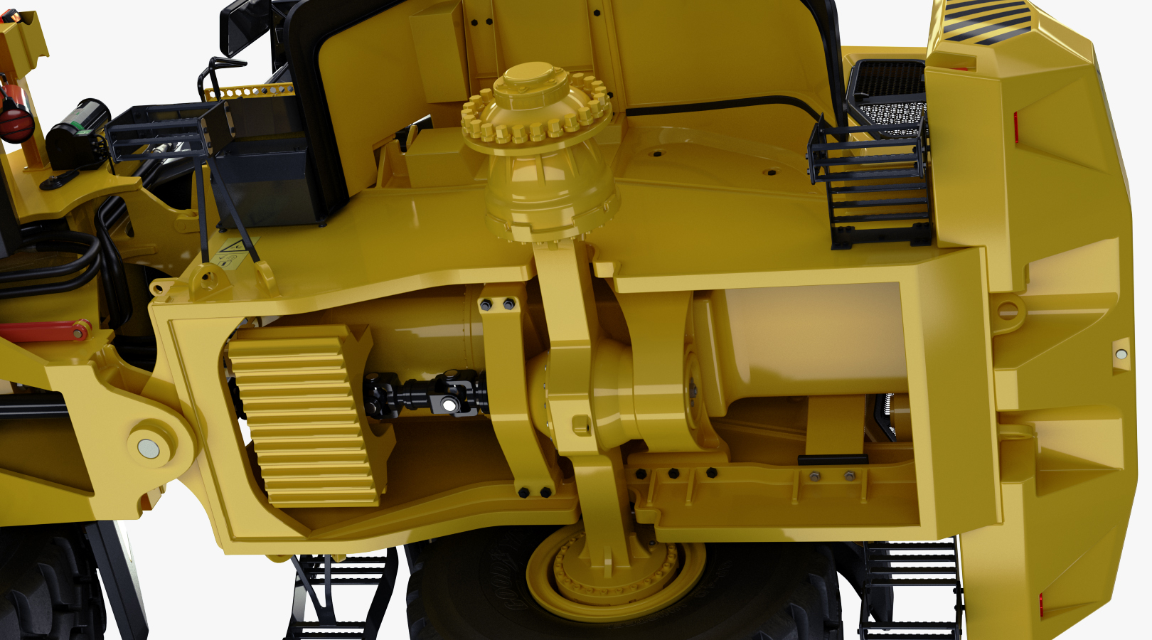 3d model wheel loader generic v1