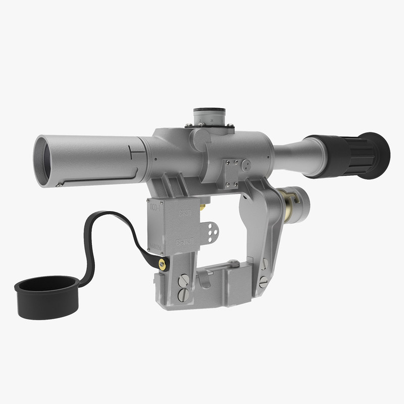 optical sight pso-1 pso 3d model