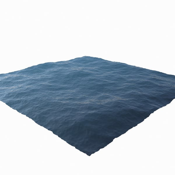 3d ocean scene model