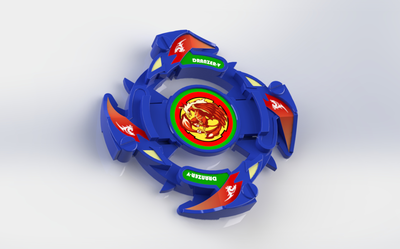 3d beyblade dranzer v model