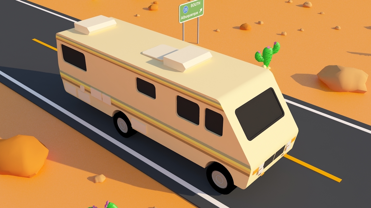 breaking bad rv scene 3d 3ds