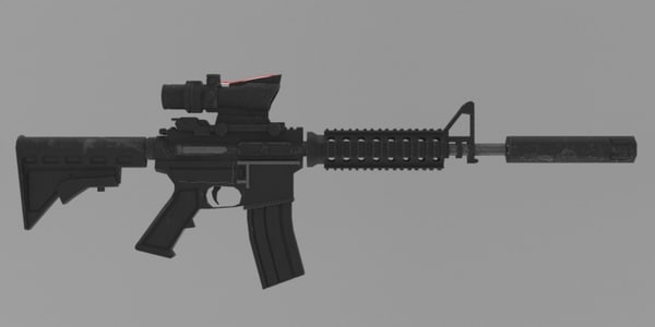 3d model ready m4 acog games