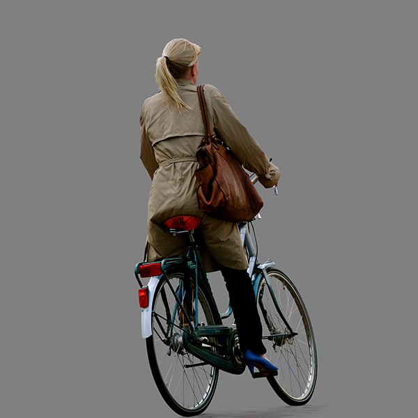 Texture Photoshop Bicycles cutout people