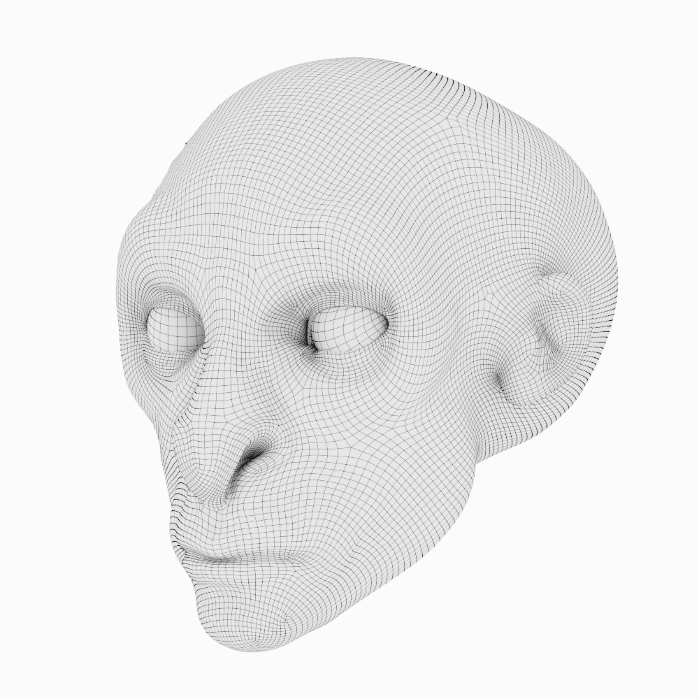 3d model head humanoid