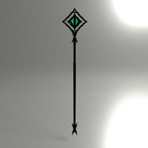 Cajado do Poder Arcano Modelo 3D - TurboSquid 1106327