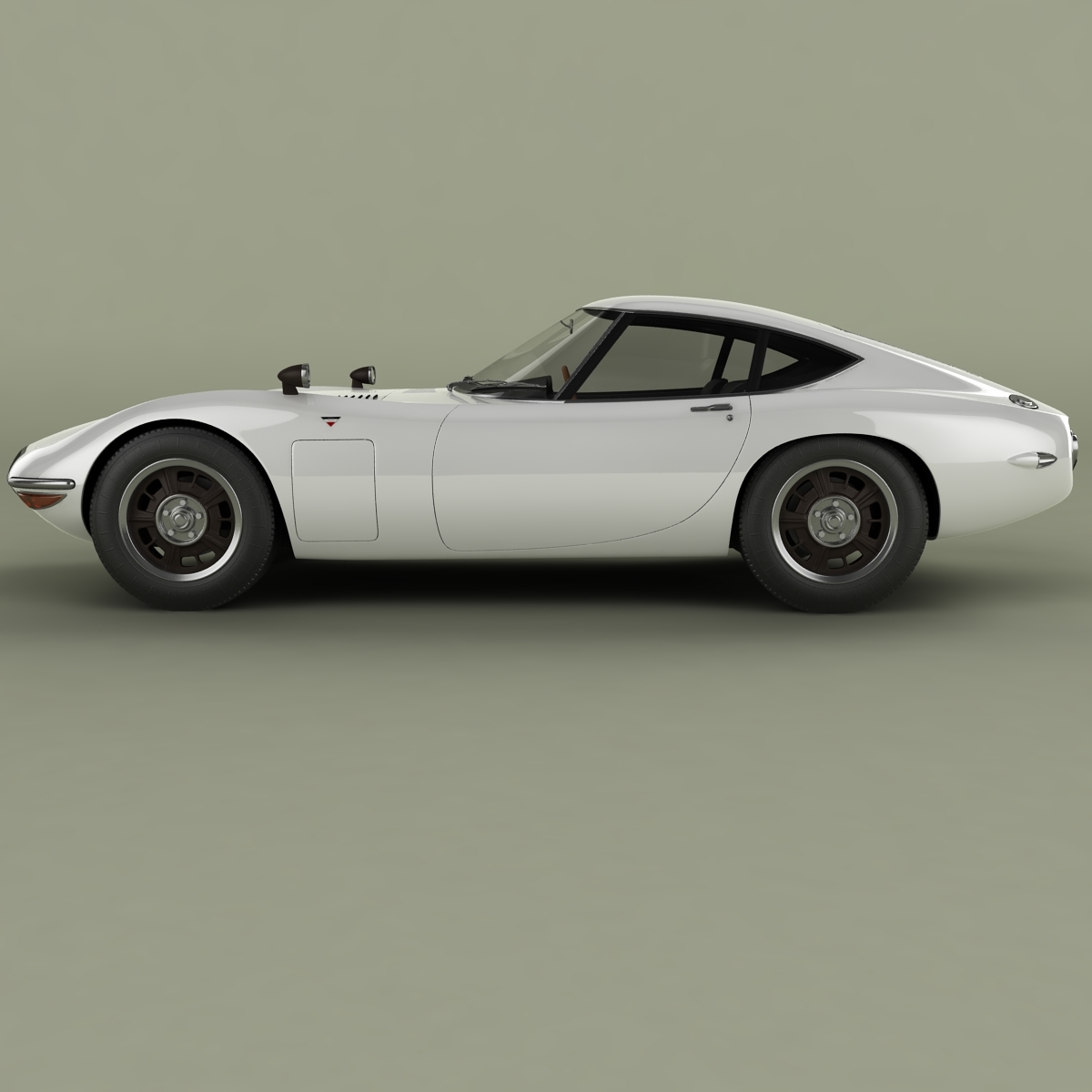 1967 toyota 2000gt 3d model