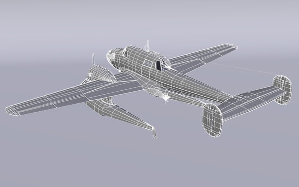 RWD-22 Bombardeiro Torpedo Low Poly Modelo 3D - TurboSquid 1106444