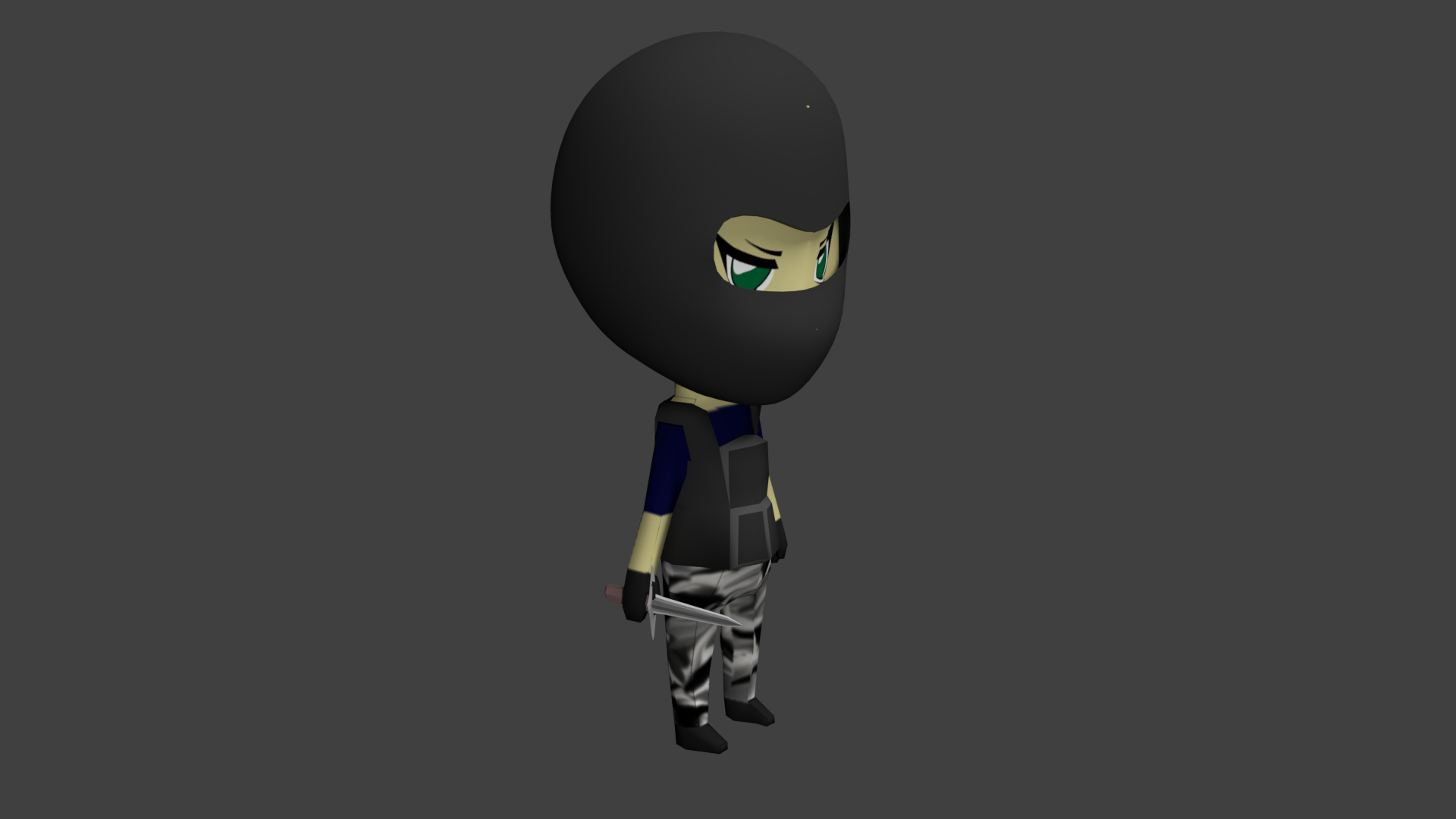 kostenlos chibi cs Terrorist 3D-Modell - TurboSquid 1106502