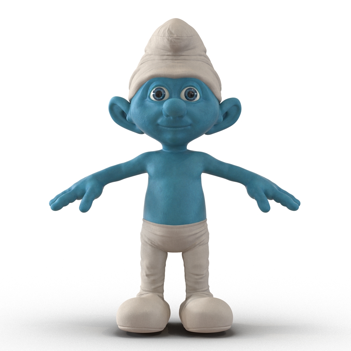 3d smurf rigged model