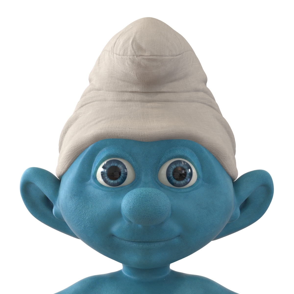 3d smurf rigged model