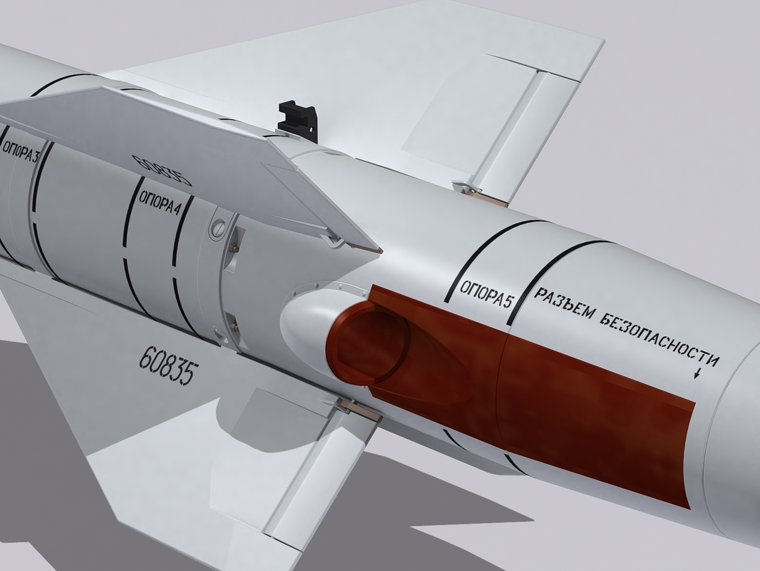 kh-25 missiles 3d max