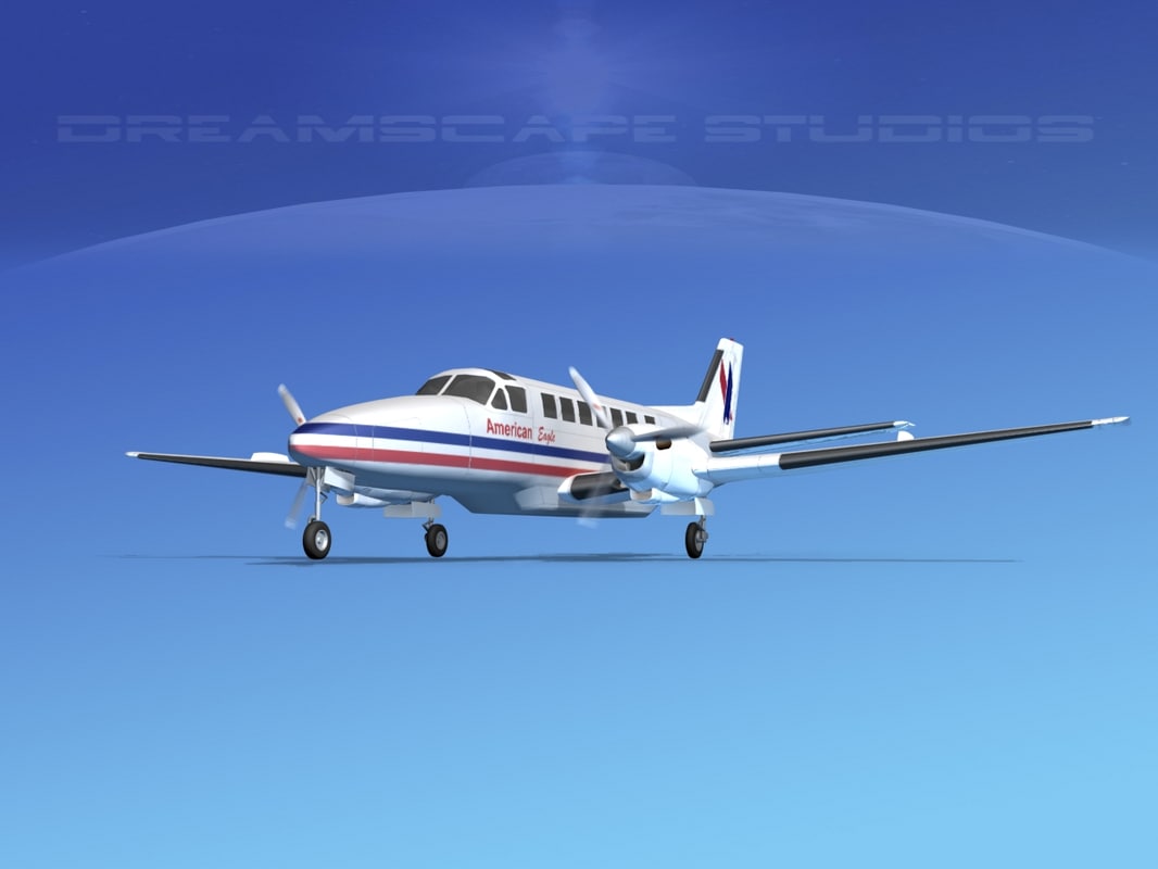 modelo 3d Beechcraft B99 American Eagle - TurboSquid 1107000