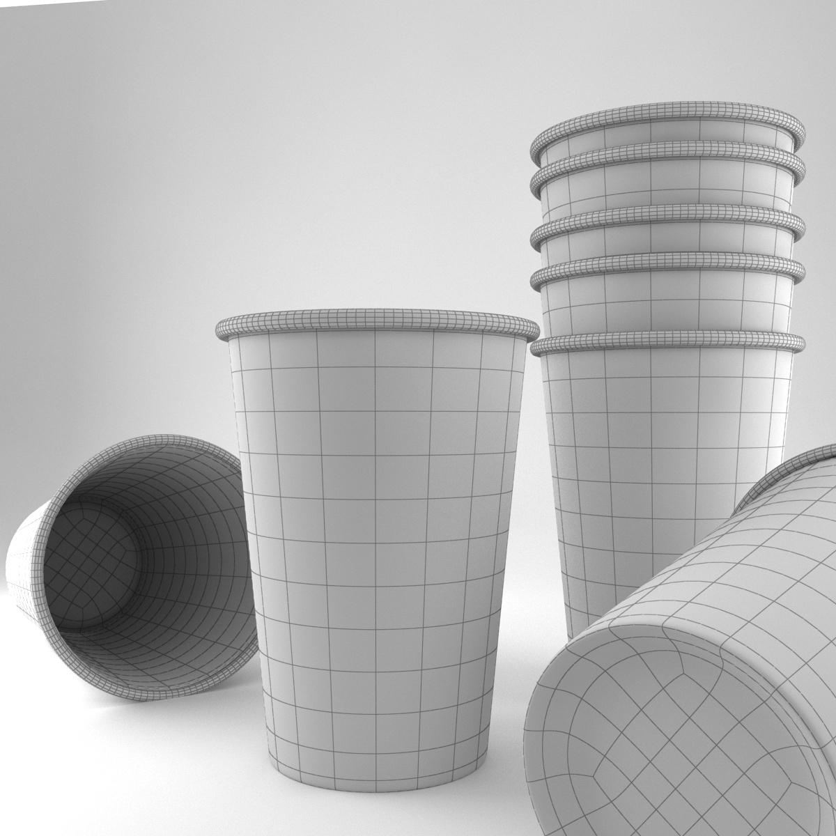 3d model paper cup