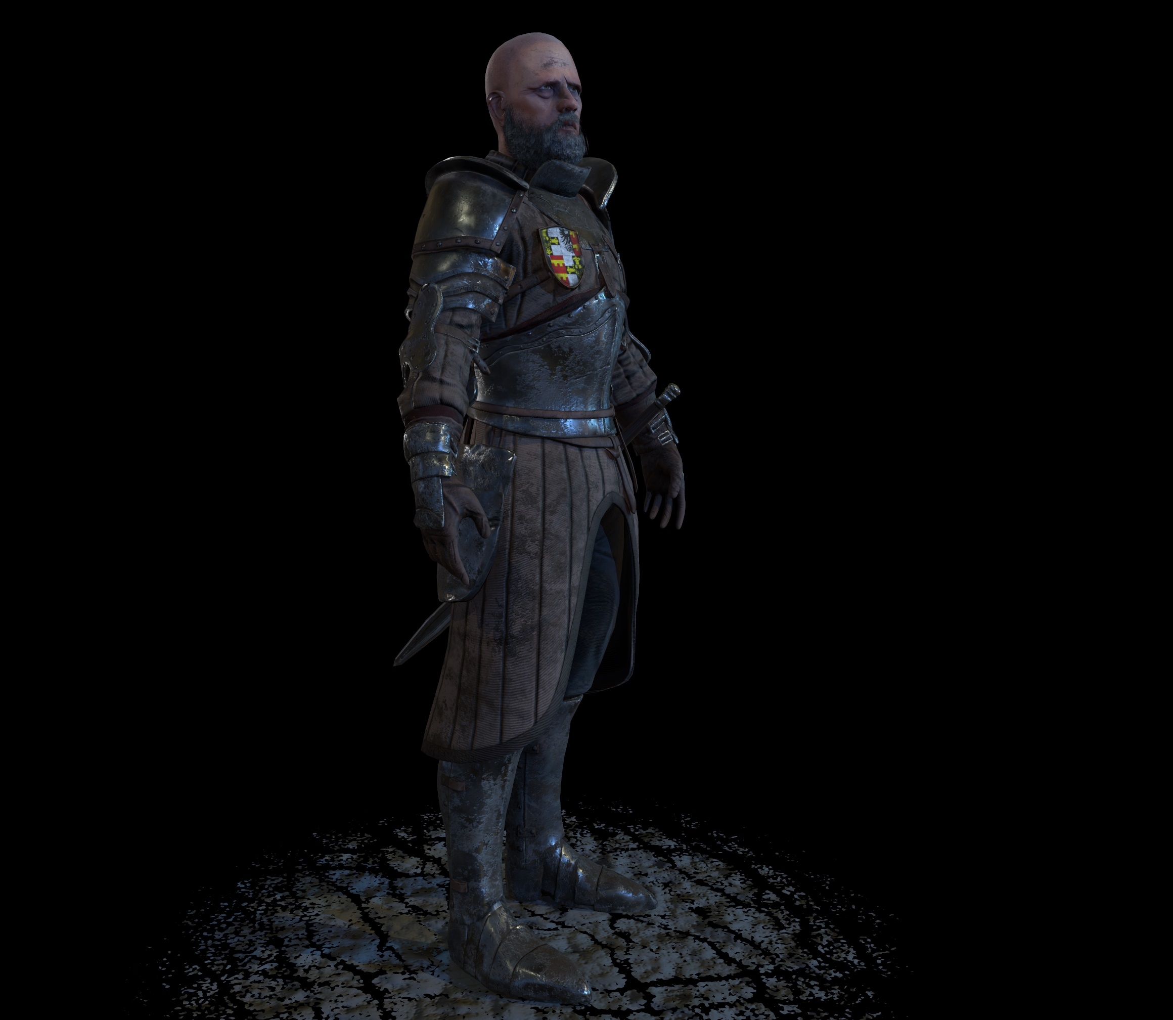3d knight model