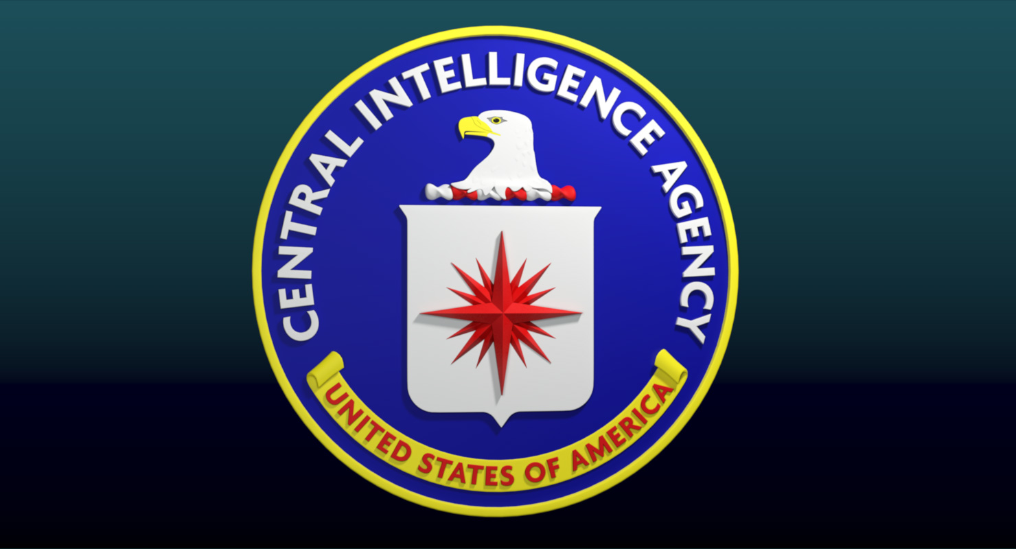 3d model cia logo