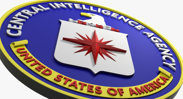 3d model cia logo